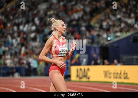 Marija Vukovic participating in the 2022 Belgrade Indoor World ...