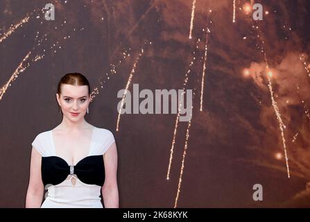 Hannah Onslow attends film premiere of 'Empire of Light' during the ...