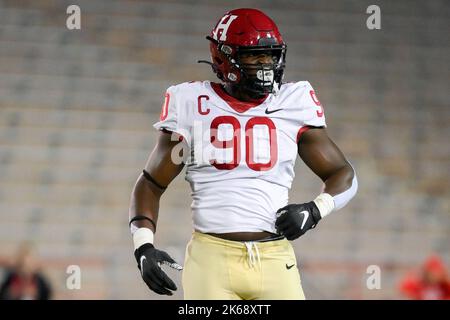 October 7, 2022: Harvard Crimson defensive lineman Truman Jones (90 ...