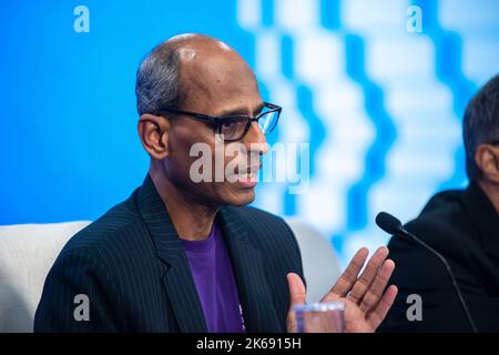 (L to R) Ramachandran Sundararajan, Chief People Officer, HCLTech, Rahul Singh, Chief Operating ...