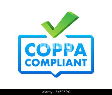 COPPA compliant - Childrens Online Privacy Protection Act line art ...