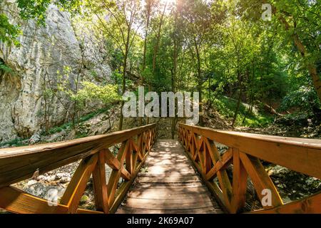 Prerasts of Vratna or Vratna Gates are three natural stone bridges on ...