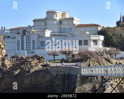 MUSEUM OF THE SEA IN BIARRITZ, ART DECO ARCHITECTURE, BASQUE COUNTRY ...