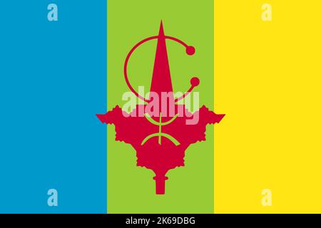 flag of Berbers Berbers. flag representing ethnic group or culture ...