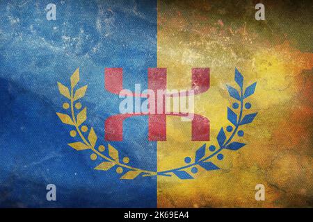 flag of Berbers Kabyle people. flag representing ethnic group or ...