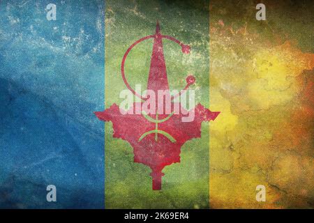 flag of Berbers Shilha people. flag representing ethnic group or ...