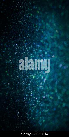 bokeh light particles sparkling banner blue red Stock Photo - Alamy