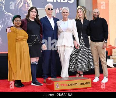 (L-R) Kynthia, Ruby Guest, Christopher Guest, Jamie Lee Curtis, Annie ...