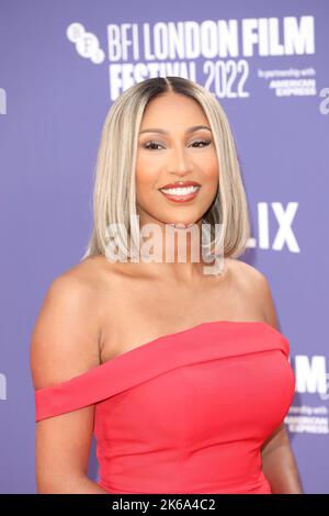 Toni Tone attends 'The Wonder' premiere during the 66th BFI London Film ...