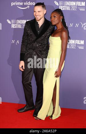 Zephani Idoko attends 'Nanny' special presentation during 66th BFI London Film Festival Stock ...