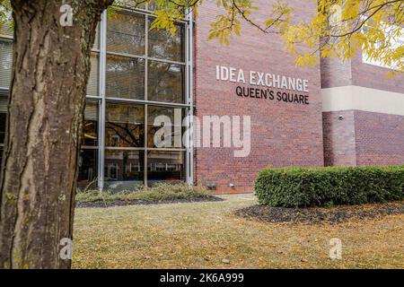 Queen's Square Idea Exchange library in Cambridge, Ontario, Canada ...