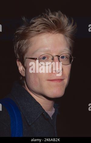 Anthony Rapp after his performance in "Rent" at the Nederlander Theatre ...