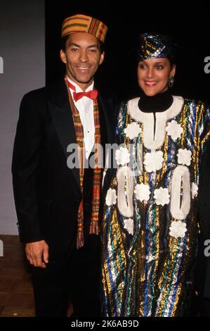 Jayne Kennedy with Bill Overton at the 38th Annual BMI Pop Awards on ...