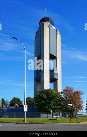 MONTREAL, CANADA -15 SEP 2022- View of the Montreal Mirabel ...