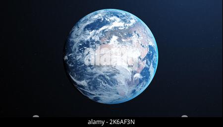 Image of satellite photo of earth visible from space. Cosmos, universe ...