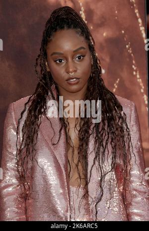 Crystal Clarke attending the Empire of Light Premiere as part of the ...