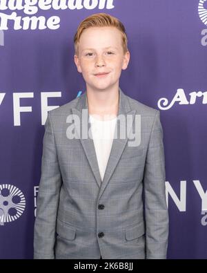 Landon James Forlenza attends the "Armageddon Time" premiere during the ...