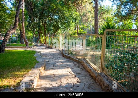 Animals in the small zoo in Antalya, Turkey Stock Photo - Alamy