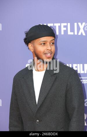 Elmi Rashid Elmi attends the film premiere for 'The Swimmers' during ...