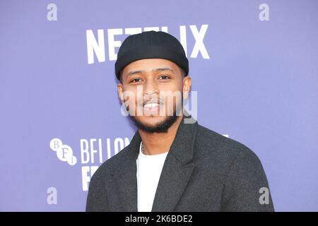 Elmi Rashid Elmi attends the film premiere for 'The Swimmers' during ...