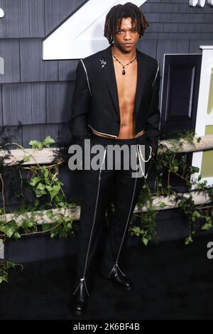 Jordan Hall arrives at the world premiere of "Peeples" at the ArcLilght ...