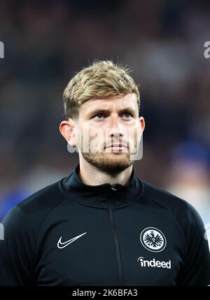 Christopher Lenz of Eintracht Frankfurt during the UEFA Champion League ...