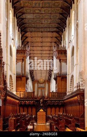 The choir of St Albans Cathedral. Hertfordshire, UK Stock Photo - Alamy