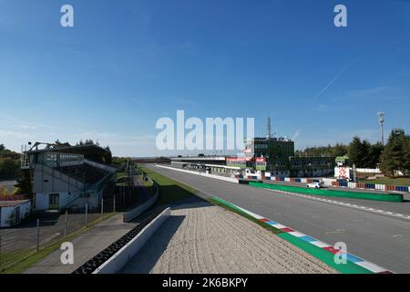 Brno,Czech republic-September 12 2022:aerial view of Automotodrom Brno ...