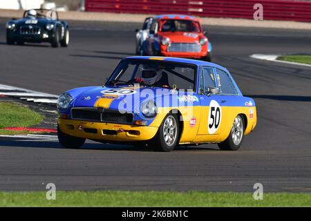 David Waterhouse, Mark Richards, MG B GT, Adams & Page Swinging Sixties ...