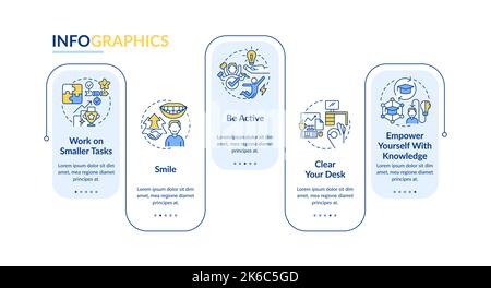 Boost self confidence at work blue gradient onboarding mobile app ...