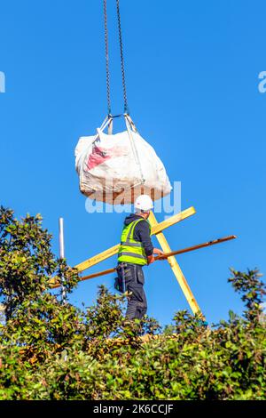 Joiners, and roofers on Morar Care Home development by Simplu UK. Ridge ...