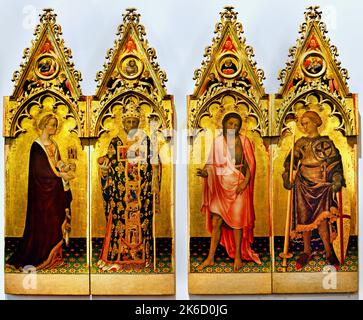 Quaratesi Polyptych, by Gentile di Niccol known as Gentile da Fabriano ...