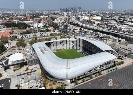 General overall view of the Banc of California Stadium, home to the ...