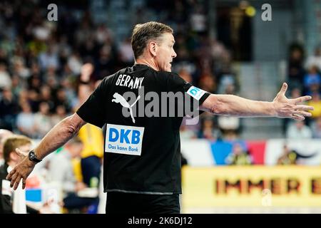 Mannheim, Germany. 13th Oct, 2022. Handball: EHF Euro Cup, Germany ...