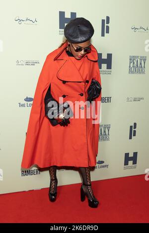 Janelle Monae attending the opening night of Rambert's Peaky Blinders ...