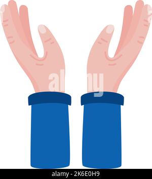 hands human lifting gesture position Stock Vector Image & Art - Alamy
