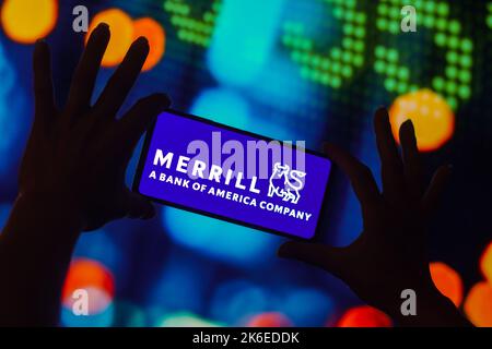 Brazil. 13th Oct, 2022. In this photo illustration, the Edward Jones ...