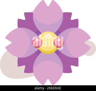 cute flower isolated icon Stock Vector Image & Art - Alamy