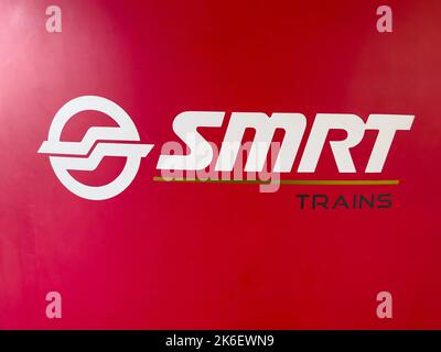 Singapore SMRT logo and sign Stock Photo - Alamy