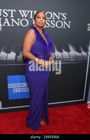 Sharina Martin attends The Piano Lesson on Broadway opening night at ...