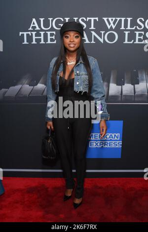 Marielle Bobo attends The Piano Lesson on Broadway opening night at the ...