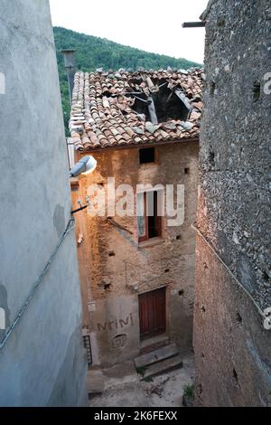 The photos represent what is today and what was San Donato di Ninea. An ...