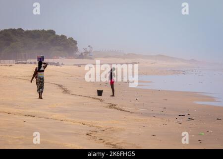 Accra, Ghana - April 06, 2022: Local African People having Fun on the ...