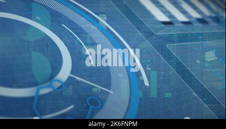 This image shows how data is processed and how technology connects ...