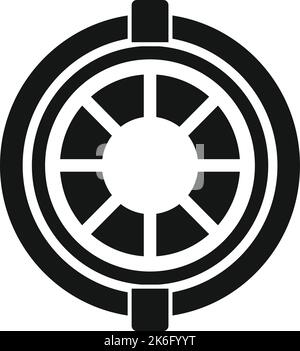 Top view coffee capsule icon flat vector. Espresso cup. Drink aroma ...