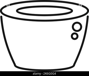 Nespresso capsule icon. Outline nespresso capsule vector icon for web ...