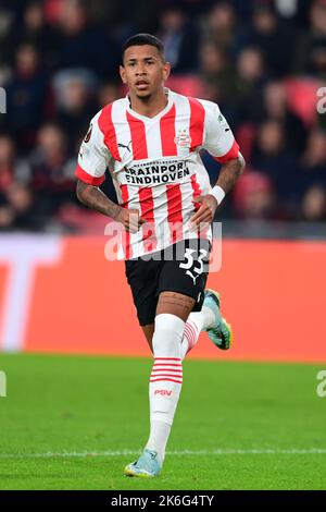 EINDHOVEN, NETHERLANDS - OCTOBER 13: Savio of PSV Eindhoven during the ...