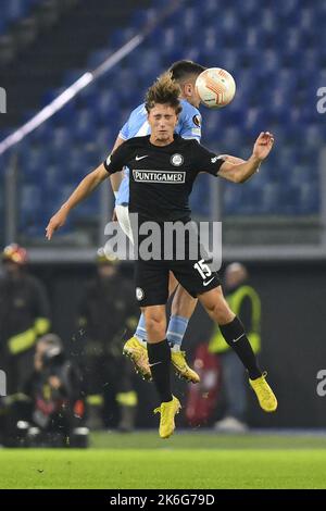 Italy, 13 October 2022, William Boving of Sturm Graz jubilates after ...
