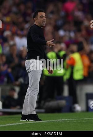 Xavi Hernandez coach of FC Barcelona during the Group E - UEFA ...