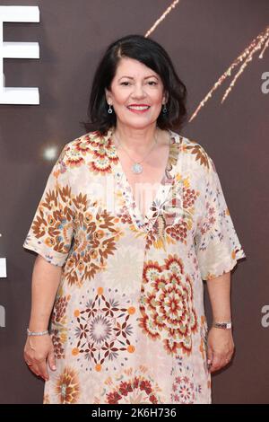 Pippa Harris attends film premiere of 'Empire of Light' during the 2022 ...